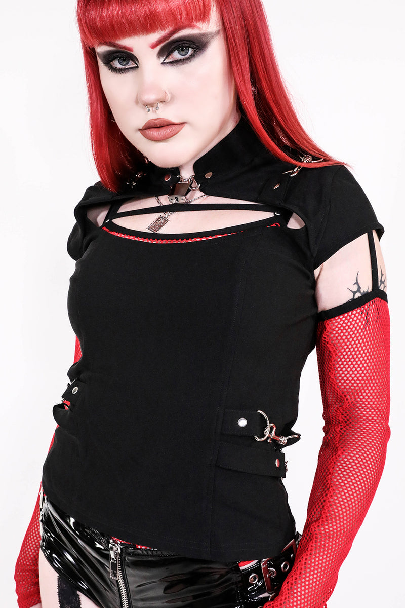 Lip Service Women's Gangsta Pranksta Lock Top | Lip Service Clothing